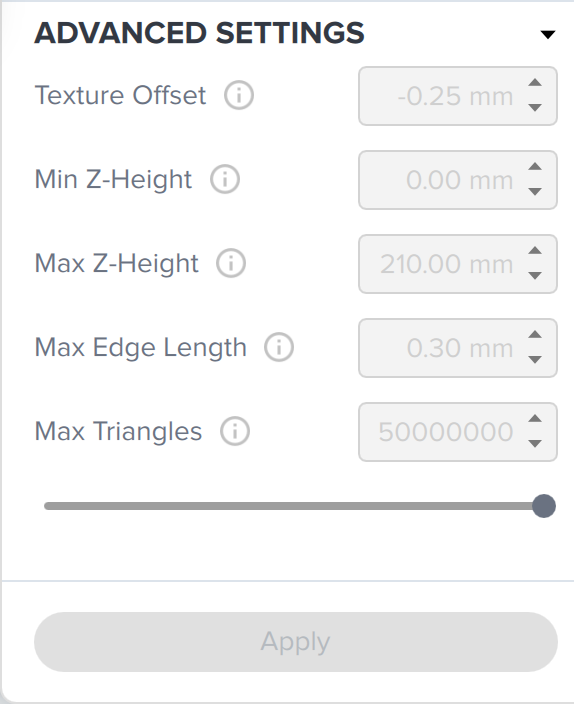 Adding texture to surfaces in PreForm